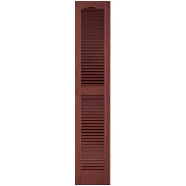 Reviews for Builders Edge 12 in. x 60 in. Louvered Vinyl Exterior ...