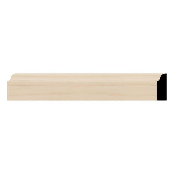 Ekena Millwork WM916 0.38 in. D x 1.25 in. W x 96 in. L Wood (Alder) Ogee Casing Moulding ...