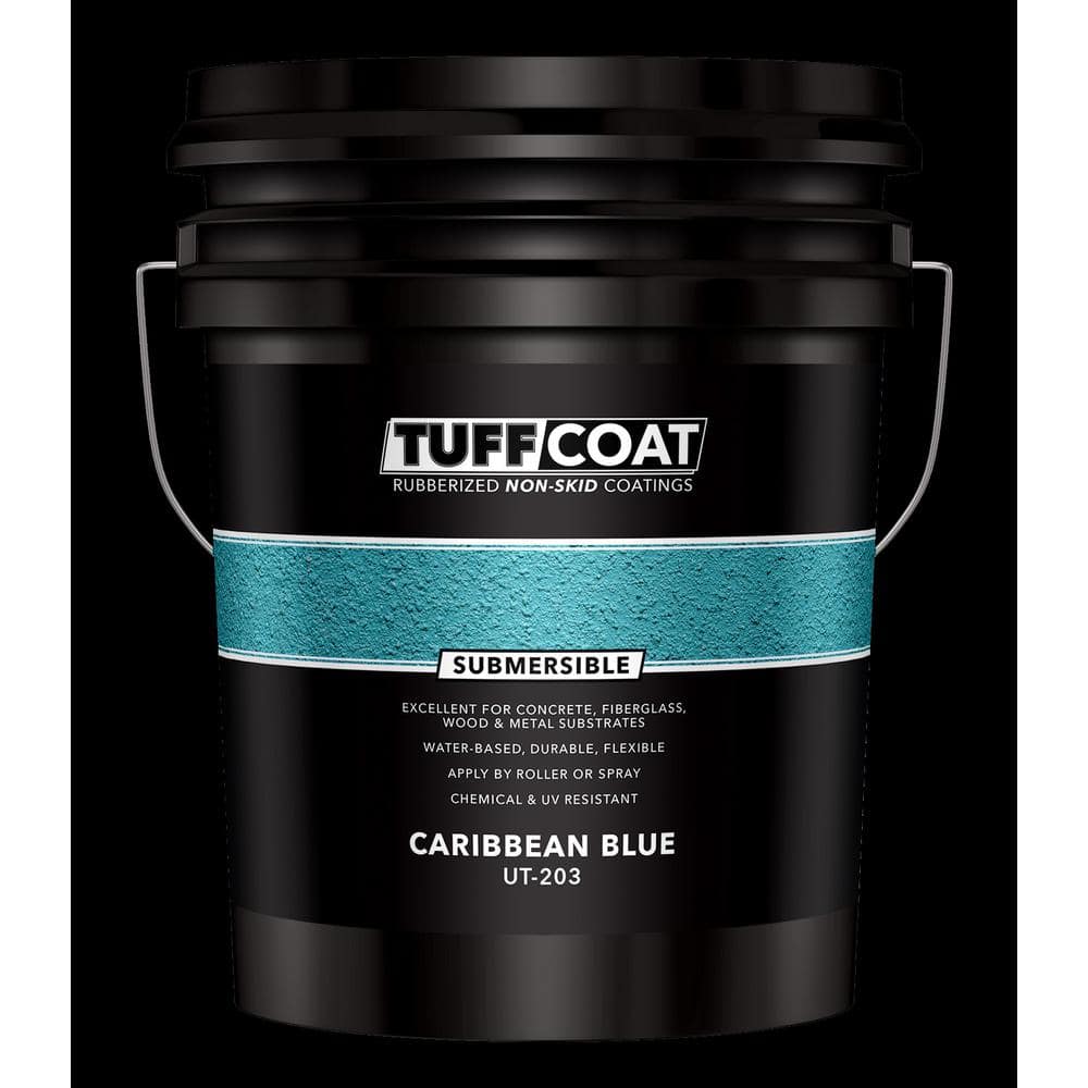 TUFF COAT UT-203 5-Gl Caribbean Blue Interior/Exterior, Concrete/Wood ...