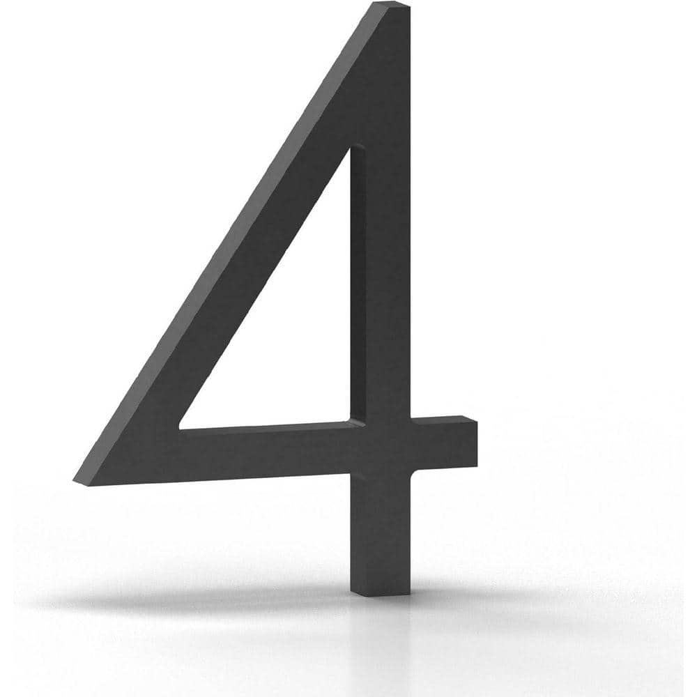 MEGA HANDLES House Numbers for Outside - 5 in. Easy to Install Wall ...
