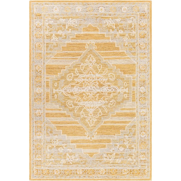 Livabliss Addyson Orange/Cream 8 ft. x 10 ft. Traditional Indoor Area ...
