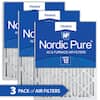 Nordic Pure 20 in. x 24 in. x 2 in. Allergen Pleated MERV 12 Air Filter ...