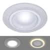 HALO RL6-DM 6 in. White New Construction Integrated LED Recessed Night ...
