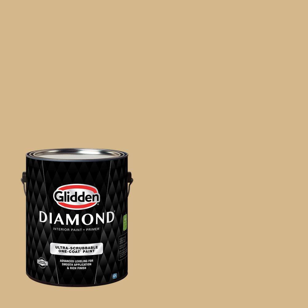 Glidden Diamond 1 gal. PPG1092-4 Craftsman Gold Ultra-Flat Interior ...