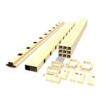 RDI 6 ft. x 36 in. 32° to 38° Vinyl Titan Pro Stair Rail Kit with 1-1/4 ...