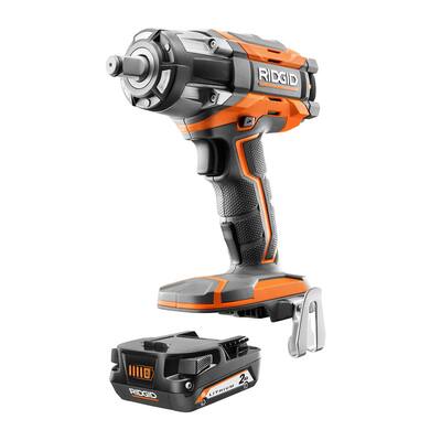 RIDGID 18V Cordless 1/2 in. Drill/Driver Kit with (1) 2.0 Ah Battery ...