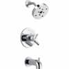 Delta Trinsic 1-Handle Wall Mount Tub and Shower Faucet Trim Kit in ...