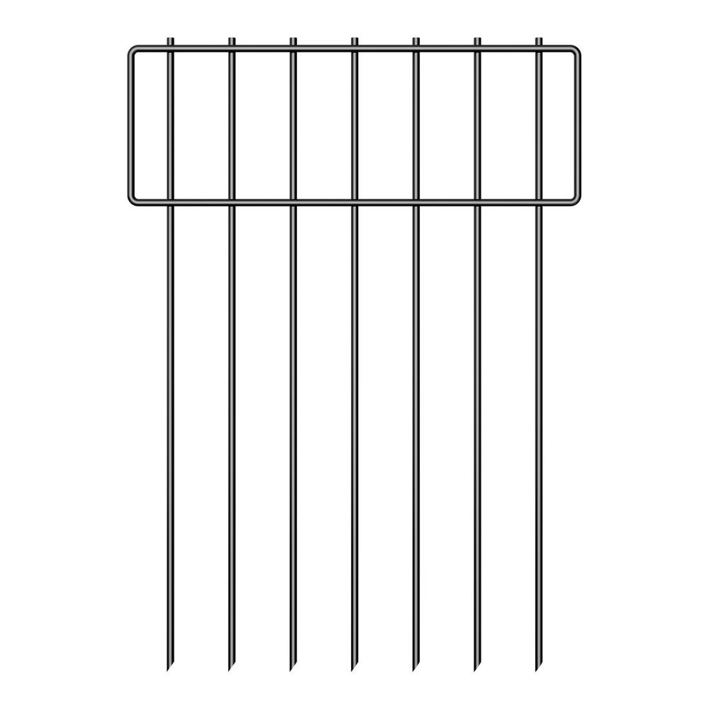 Oumilen 16.7 in. H x 13 in. L Decorative Garden Fence Rust Resistant ...