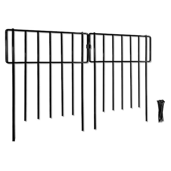 Phewnyzo 36 in. Plastic Garden Fence Brown Privacy Screen Balcony Deck ...