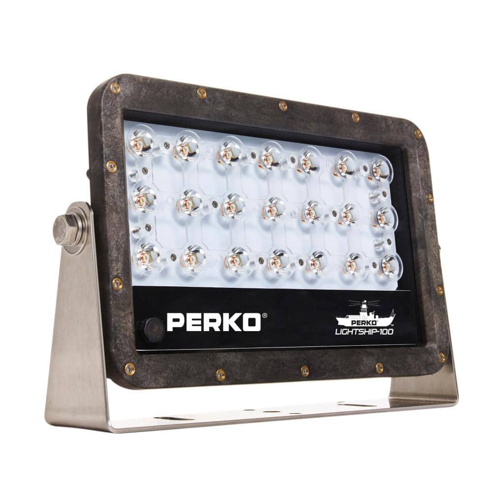 perko Lightship 100 High Performance LED Floodlight-13,300 Lumens ...