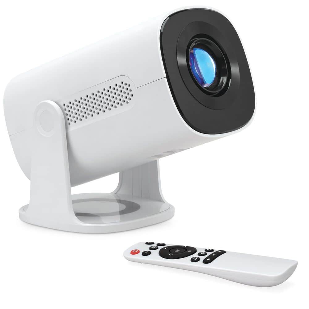 GPX Beam+ 1280 x 720 LED Projector with 110 ANSI Lumens, Bluetooth ...