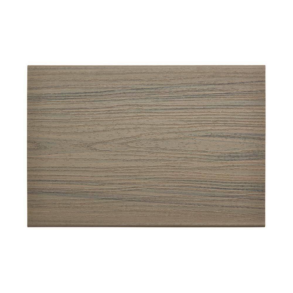 Trex Transcend Lineage 1 in. x 12 in. 12 ft. Biscayne (Brown Composite ...