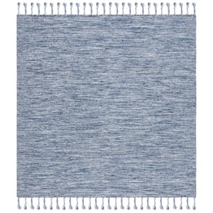 SAFAVIEH Dhurries 6 ft. x 6 ft. Beige Horizontal Static Square Area Rug ...