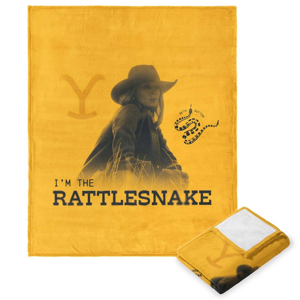 THE NORTHWEST GROUP Yellowstone Rattlesnake Silk Touch Throw ...