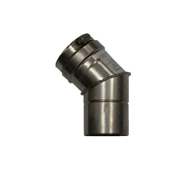 Z-Flex 3 in. x 45-Degree Z-Vent Elbow SS45 - The Home Depot