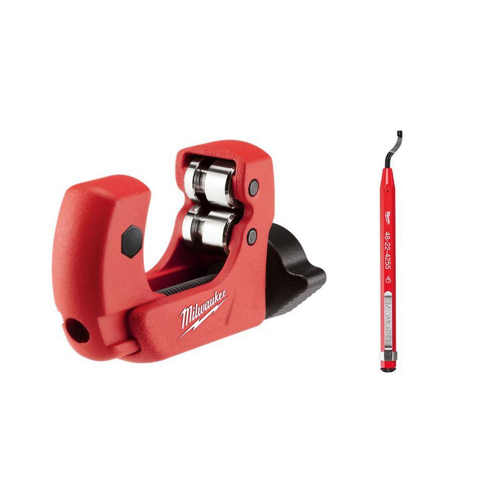 Milwaukee 1 In. Mini Copper Tubing Cutter w/Reaming Pen (2-Pc) MIL-48 ...