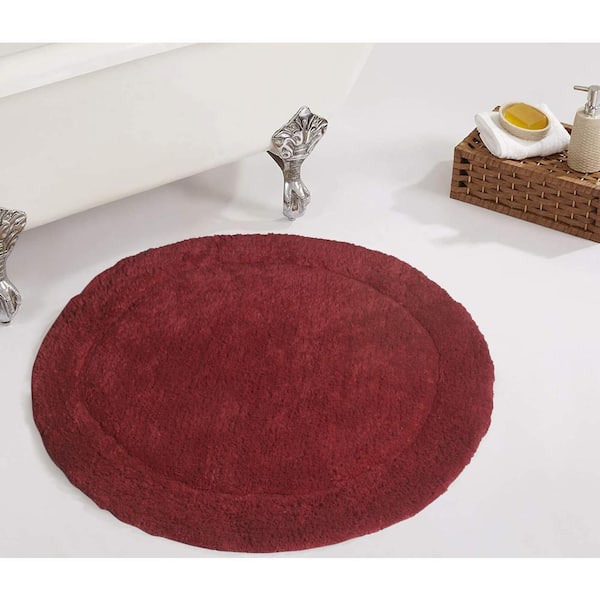 HOME WEAVERS INC Waterford Collection 100% Cotton Tufted Non-Slip Bath ...