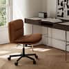JEAREY Peel Contemporary Faux Leather Swivel Ergonomic Task Office ...