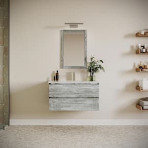 Fresca Formosa 35 in. Wall Mount Floating Single Bath Vanity Cabinet ...