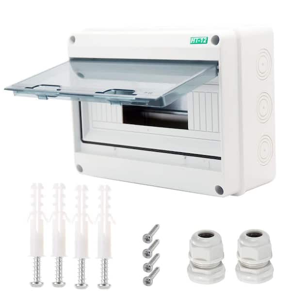 Lukyamzn 4 Way Outdoor Breaker Box IP65 ABS Plastic Din Rail Power ...