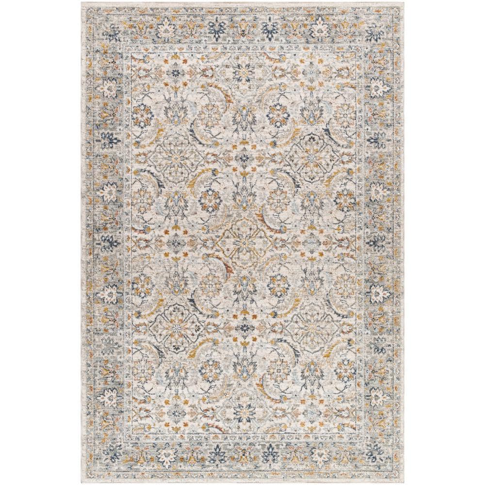 Livabliss Beckham Off-White/Multi Medallion 8 ft. x 10 ft. Indoor Area ...