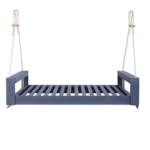 ITOPFOX 2-Person Acacia Wood Twin Size Garden Swing Bed, Porch Swing ...