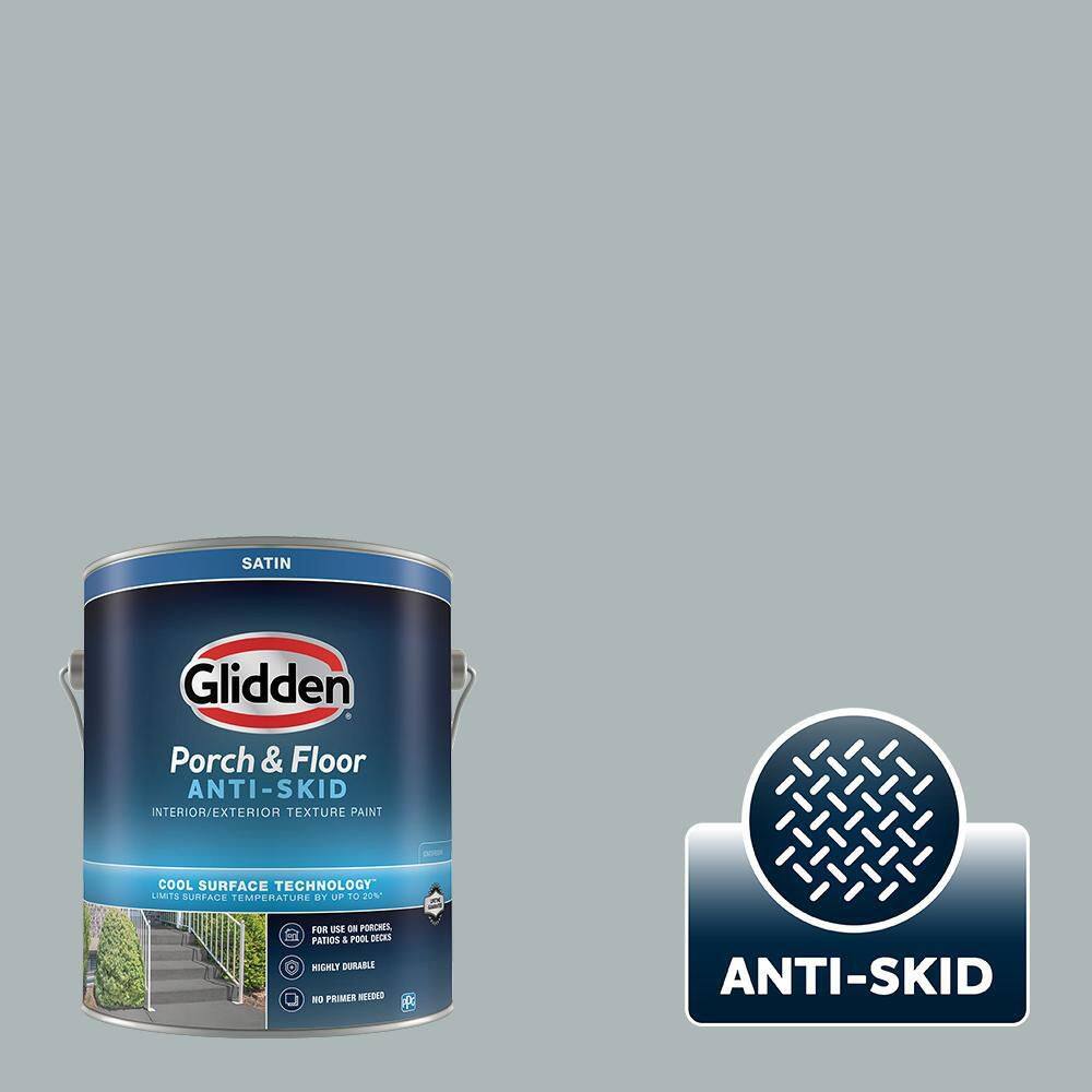 Glidden Porch and Floor 1 gal. PPG1038-4 Smoke Screen Satin Interior ...