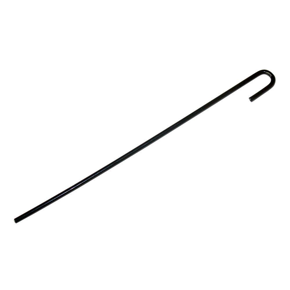 Sure-Fit Black Polymer Coated T-Post Clip (50-Pack) 385260 - The Home Depot