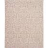 Nourison Jubilant Ivory/Pink 7 ft. x 10 ft. Damask Transitional Area ...