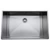 ROHL Undermount Stainless Steel 30 in. Single Bowl Kitchen Sink in ...