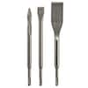 Bosch SDS-Plus Bulldog Alloy Steel Self-Sharpening Chisel Set (3-Piece ...