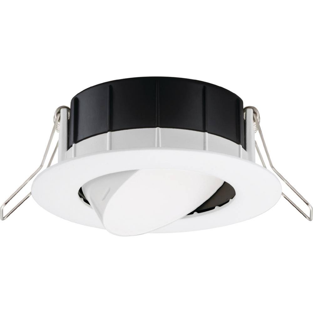 Lithonia Lighting 3 in. 3000K New Construction or Remodel Matte White ...