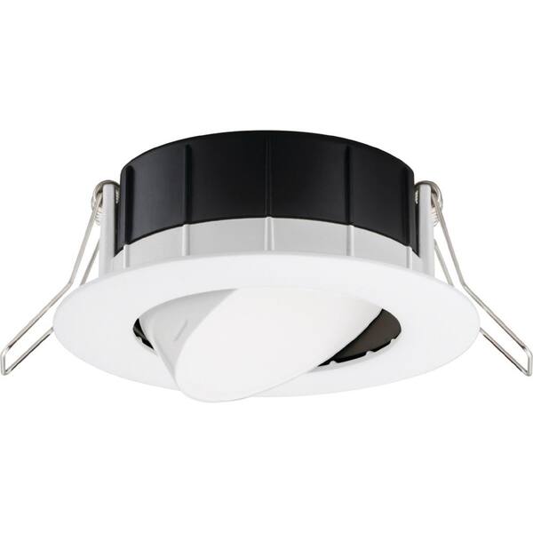 Lithonia Lighting 3 in. 3000K New Construction or Remodel Matte White ...