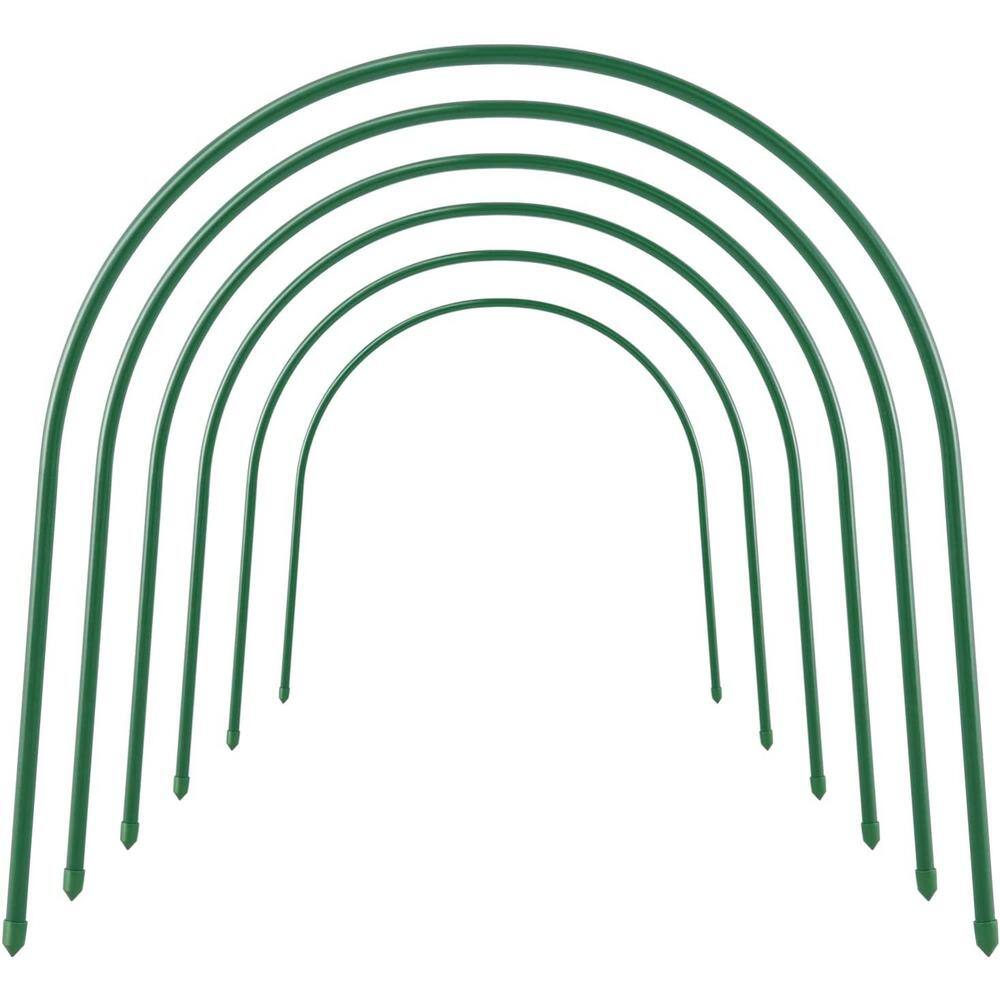 Agfabric 5 ft. Long Steel Greenhouse Hoops, Rust-Free Grow Tunnel ...