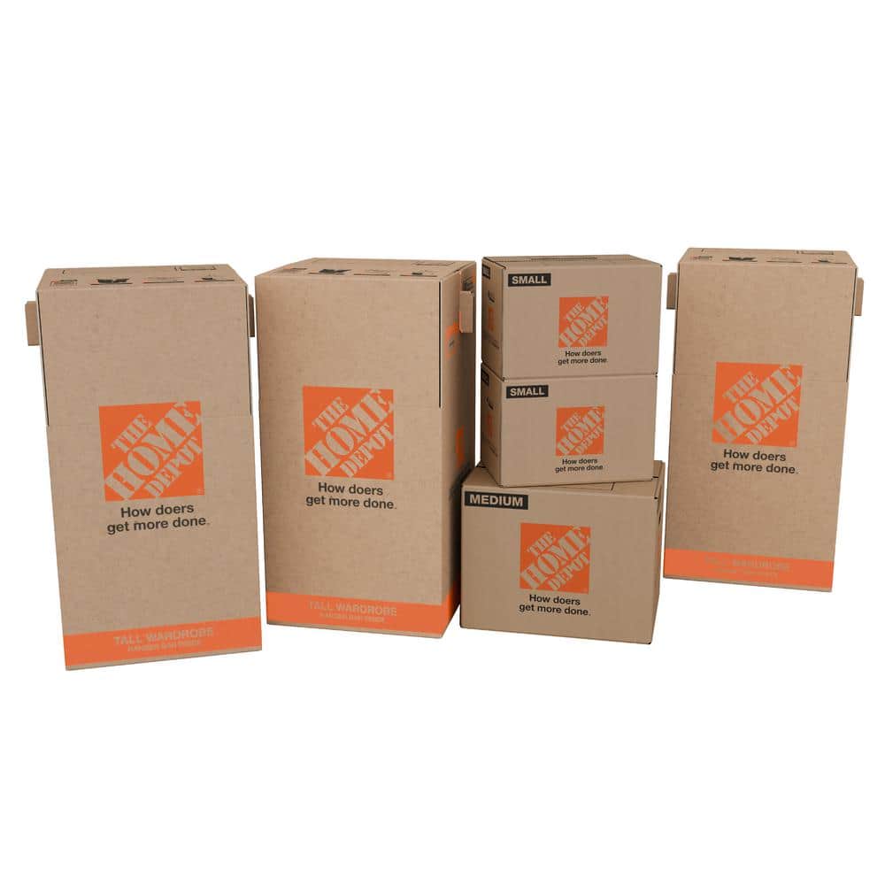 The Home Depot 6 Box Closet Moving Kit HDCK24 - The Home Depot