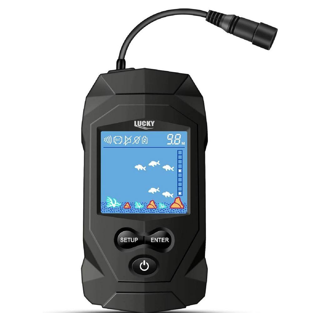 Etokfoks Portable Fish Finders Wired Transducer Fish Finder Kit ...