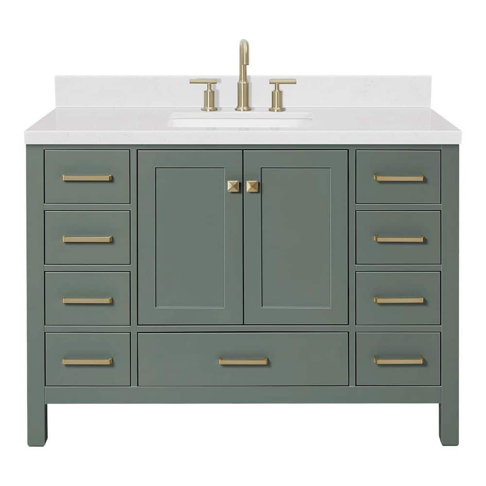 Reviews for ARIEL Cambridge 48 in. Single Sink Freestanding Bathroom ...