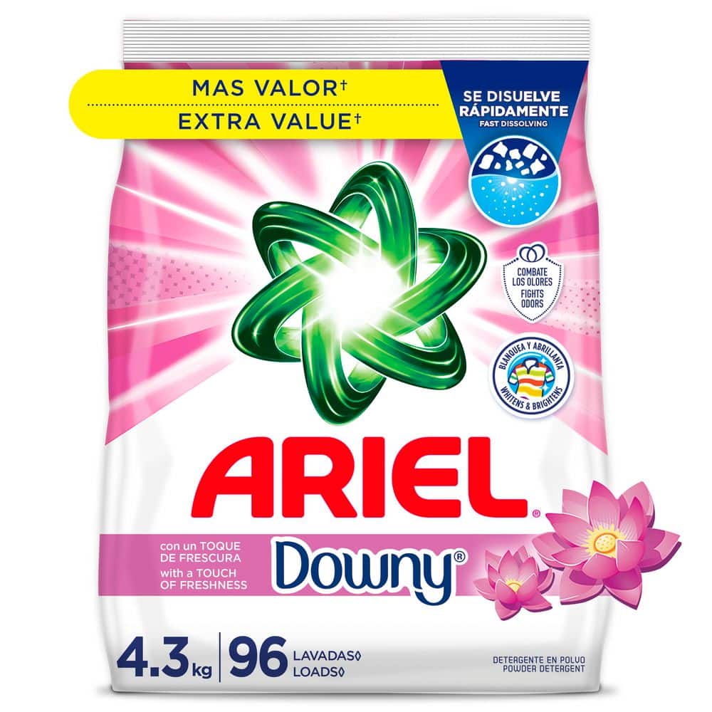 ARIEL 153 oz Touch of Downy Freshness Scent Powder Laundry Detergent ...