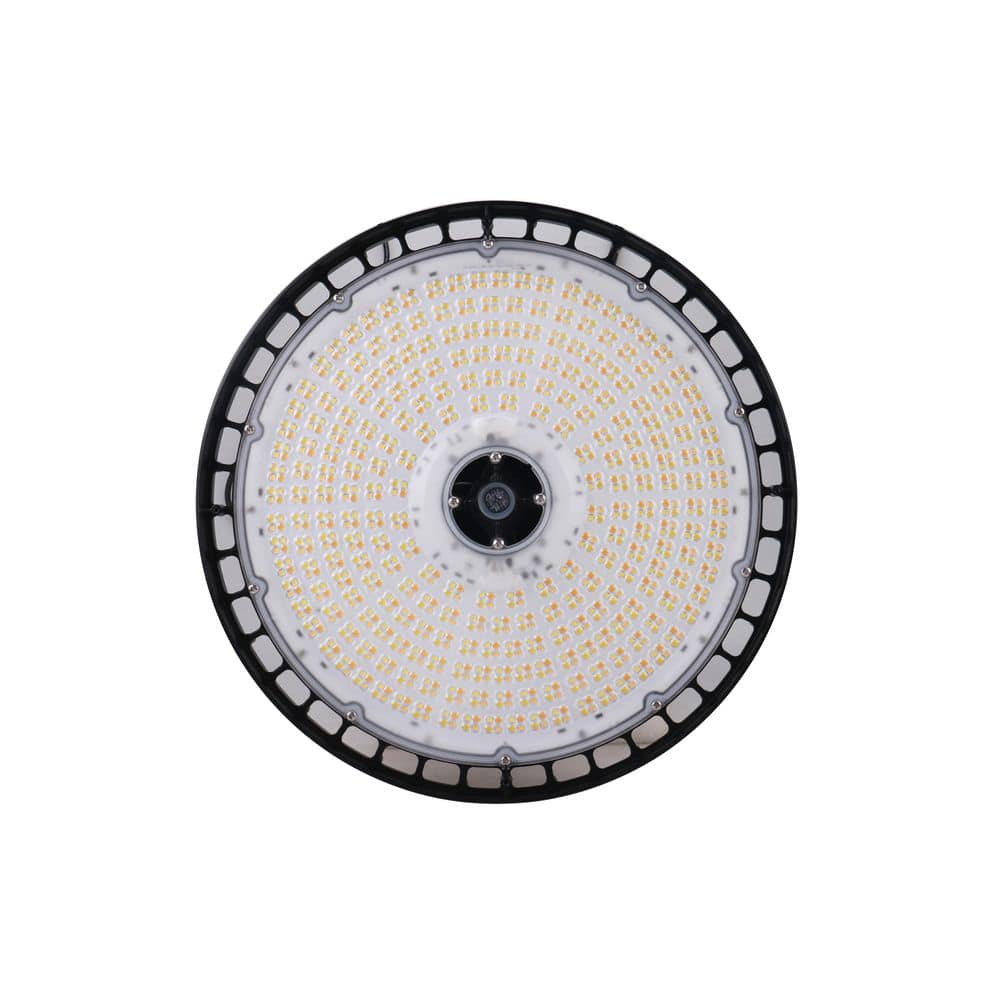 BEYOND LED TECHNOLOGY 14.17 in. Black UFO High Bay Adj Watt 160W-240W ...