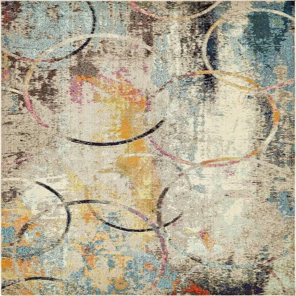 Unique Loom Chromatic Imperial Beige 9' 0 x 12' 0 Area Rug 3139871 ...