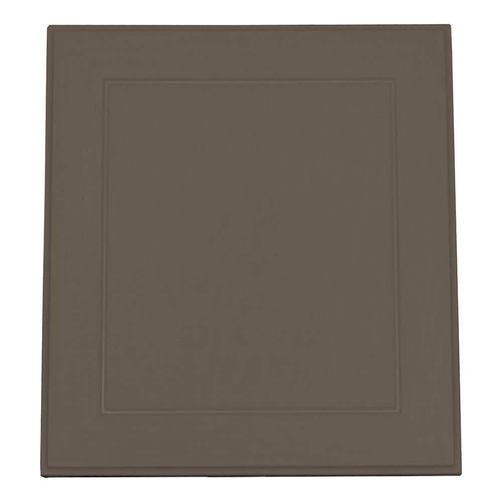 Novik 7.13 in. x 7.88 in. Surface Mounting Block in Sable Brown ...