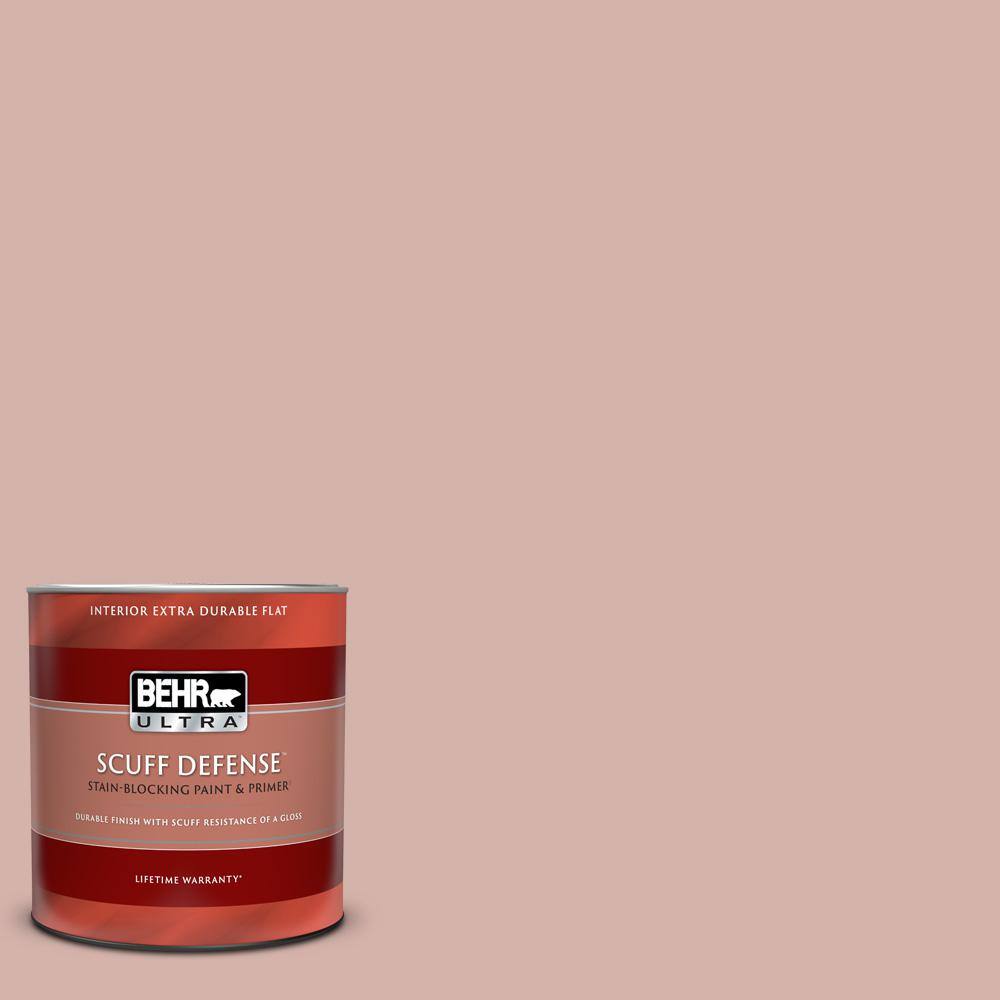 BEHR ULTRA 1 qt. #S170-3 Castilian Pink Extra Durable Flat Interior ...
