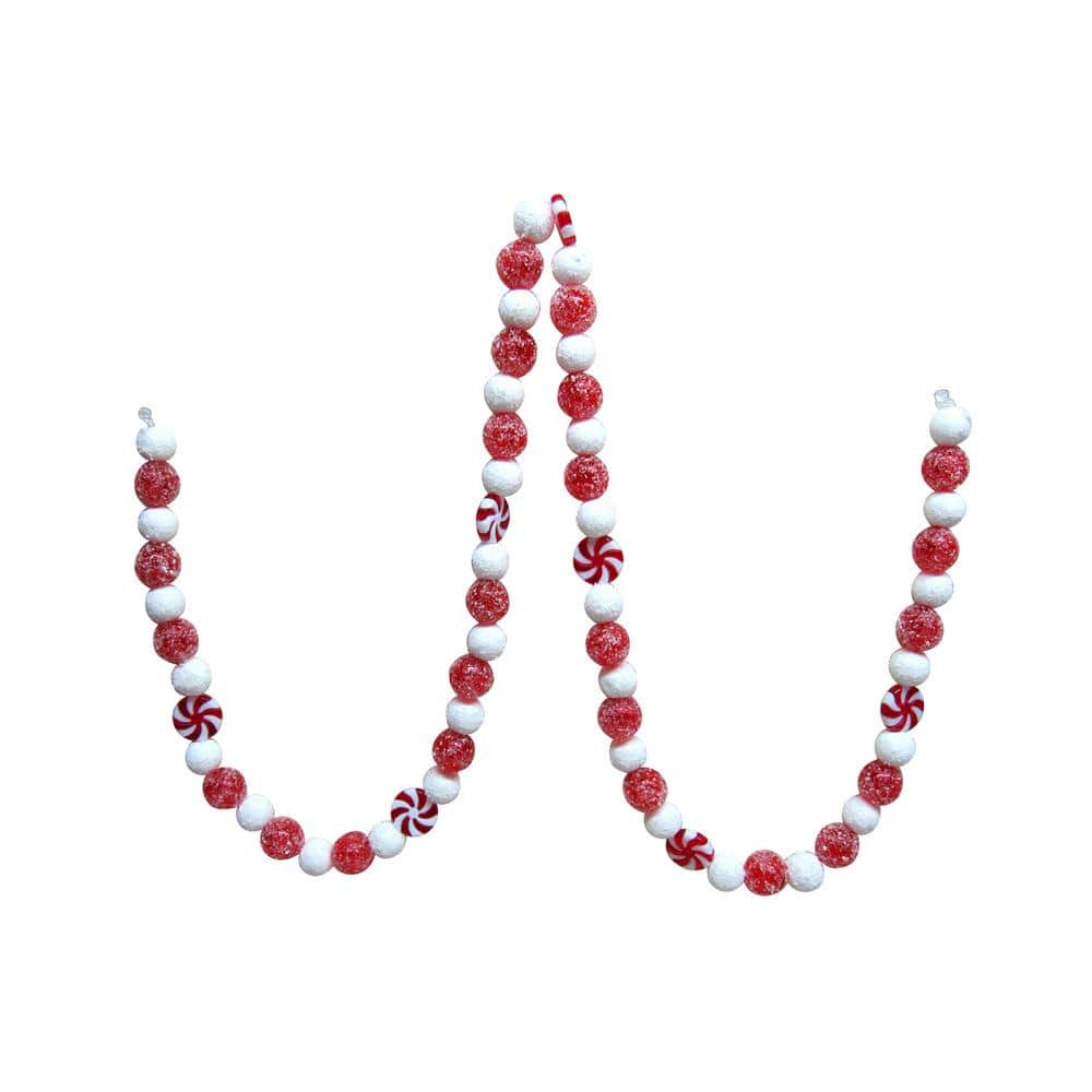 Northlight 4 ft. Red and White Peppermint Candy Artificial Christmas ...