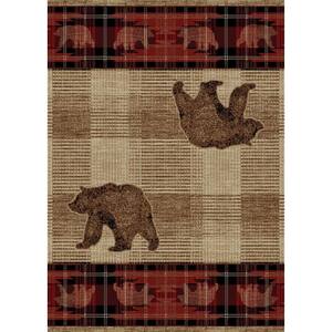 Mayberry Rug American Destination Multi-Colored 8 ft. x 10 ft ...