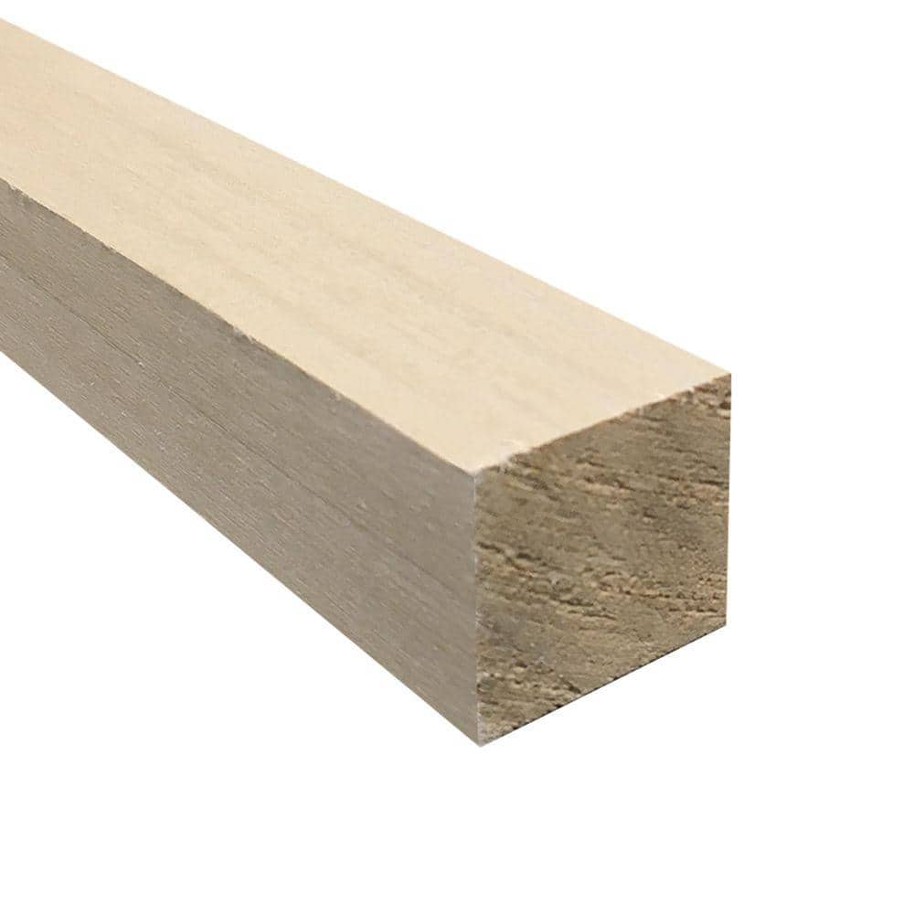 Weaber 2 in. x 2 in. x Random Length S4S Poplar Board 24625 - The Home ...