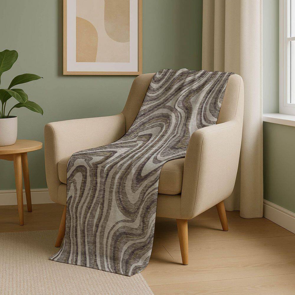 Addison Rugs Premium Machine Washable ASB756 Brown 50 in. x 70 in ...