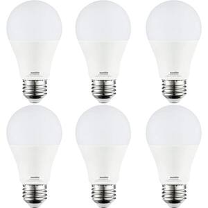 YANSUN 60-Watt Equivalent A19 9-Watt Non-Dimmable Red LED Colored Light ...