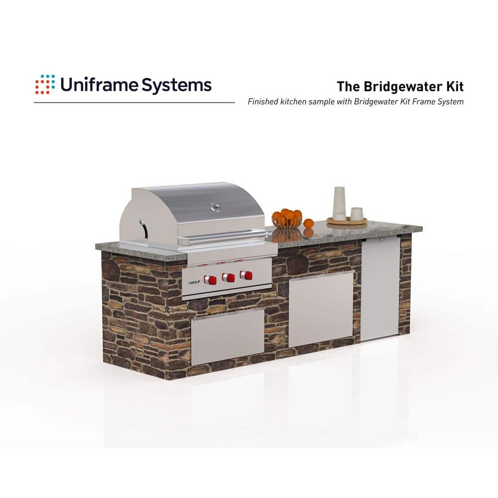 Modular Outdoor Kitchen Grill Island Kit with Philippines | Ubuy