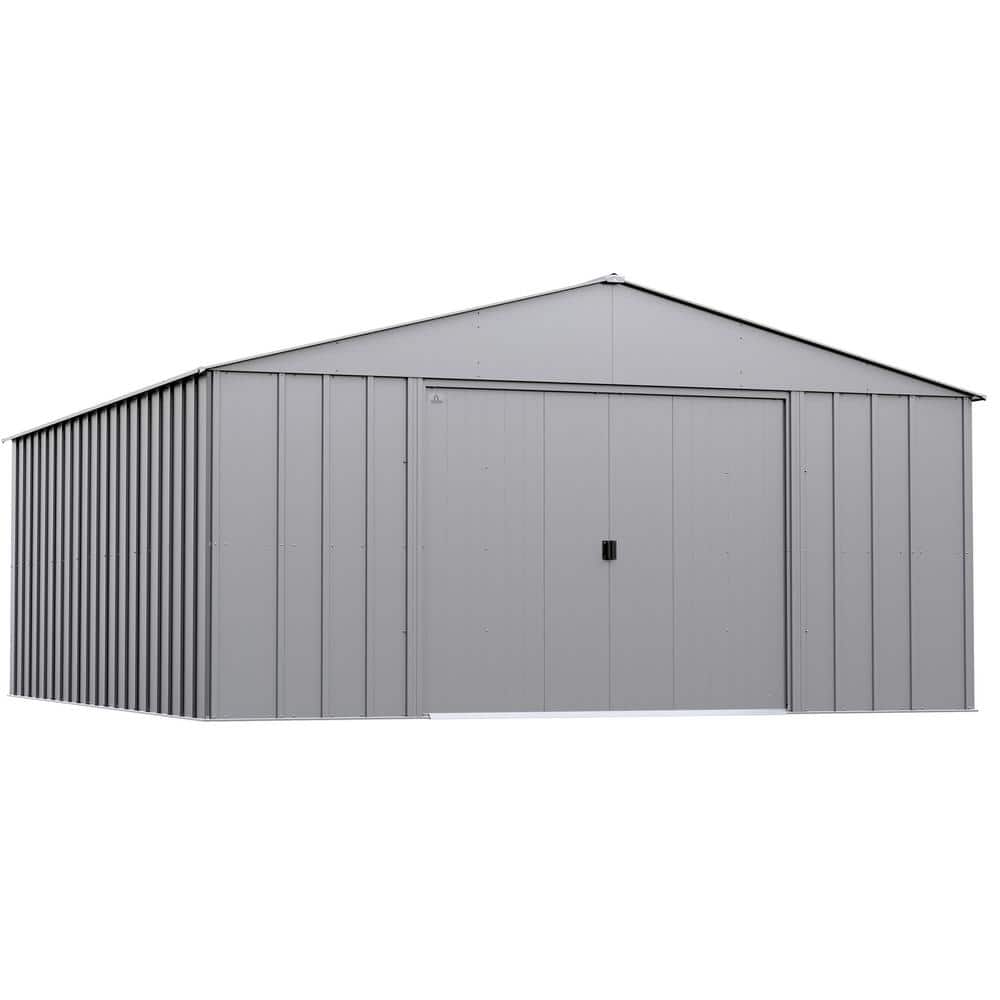 Arrow Classic Storage Shed 17 ft. D x 14 ft. W x 7 ft. H Metal Shed 226 ...