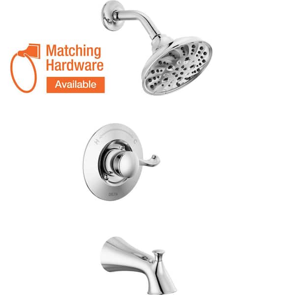 Delta Esato Single-Handle 5-Spray Tub and Shower Faucet with H2Okinetic ...